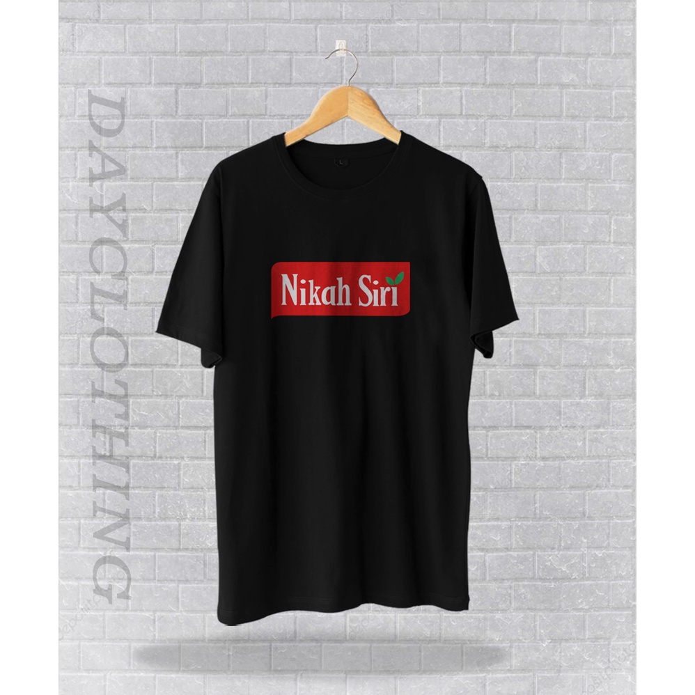 Jual Kaos Pria Wanita Nikah Siri pelesetan Logo Nutrisari Ukuran Dewasa ...