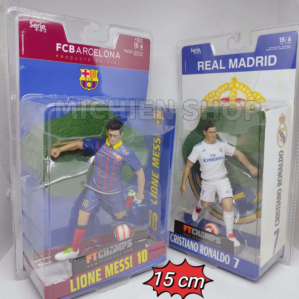 Jual FITCHAMPS Action Figure Pemain Sepak bola Messi Christiano Ronaldo ...
