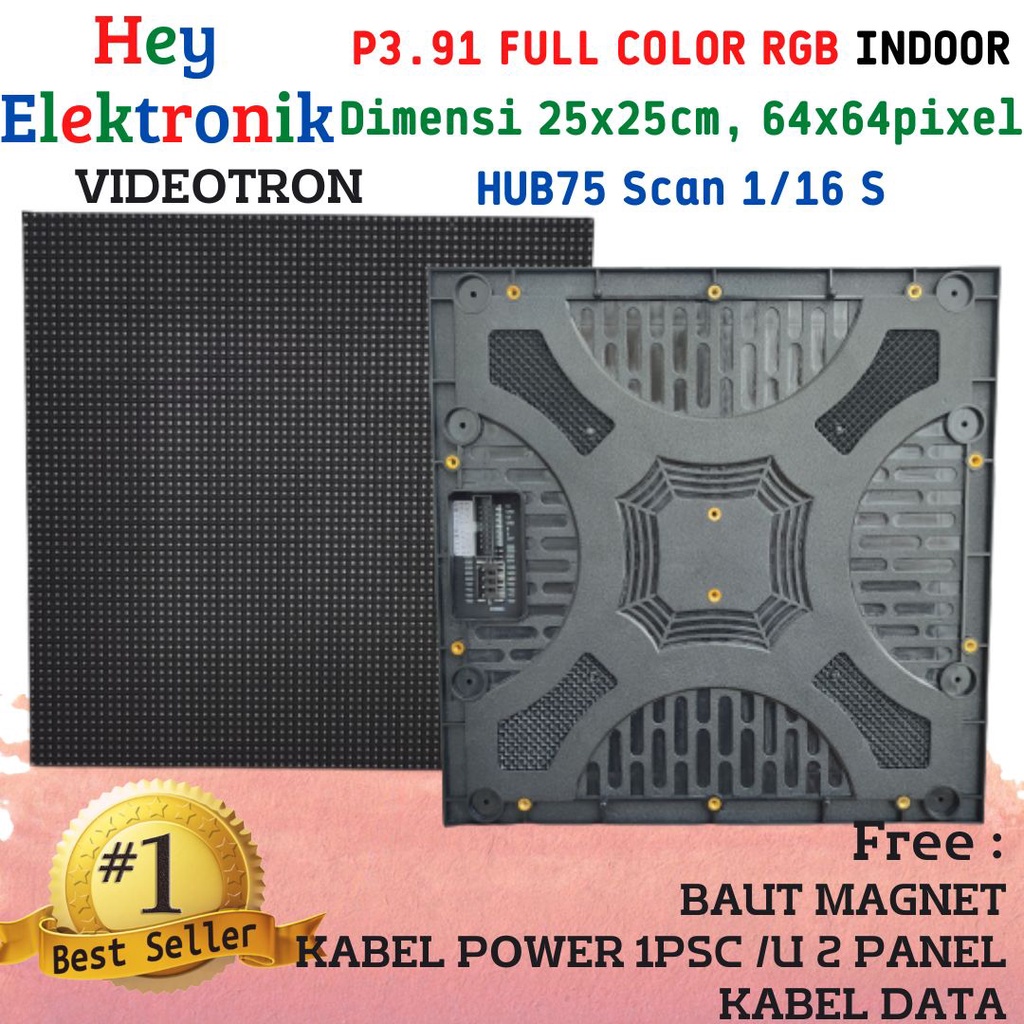 Jual LED VIDEOTRON P3.91 INDOOR RGB FULL COLOR High Quality module ...