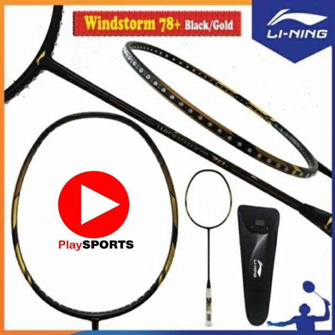 Jual RAKET BADMINTON LINING WINDSTORM 78 PLUS 78+ WS78+ WS 78+ ORIGINAL ...