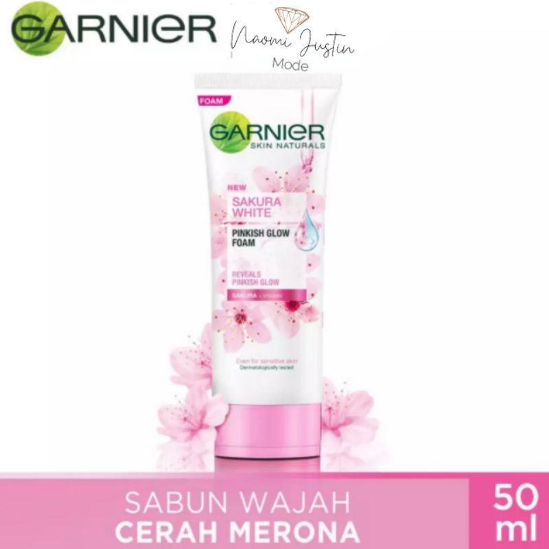 Jual Garnier Sakura White Sakura Glow Pinkish Glow Foam Glowing Face