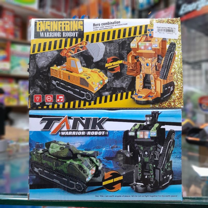 Jual terminal toys MOBIL TANK BERUBAH JADI ROBOT PAKAI BATRE mainan ...