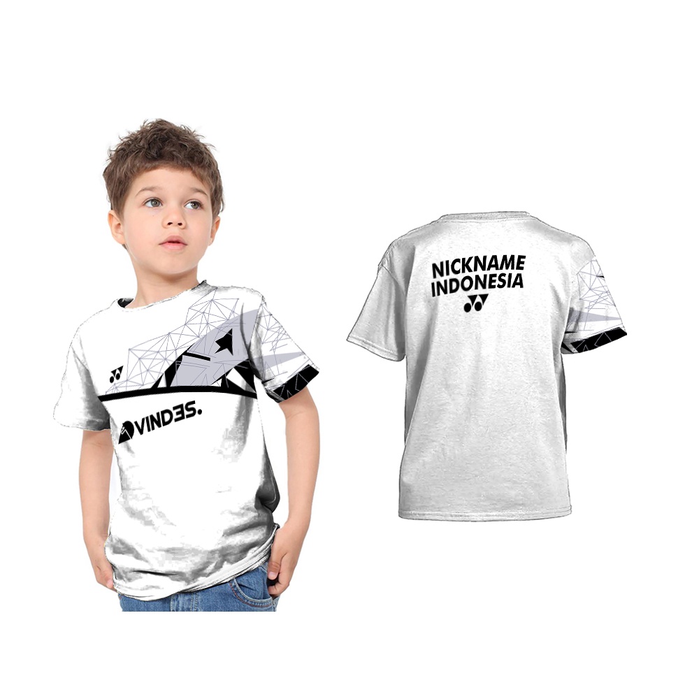 Jual Kaos Baju Jersey Anak Badminton Vindest Anya Geraldine x Raisa ...