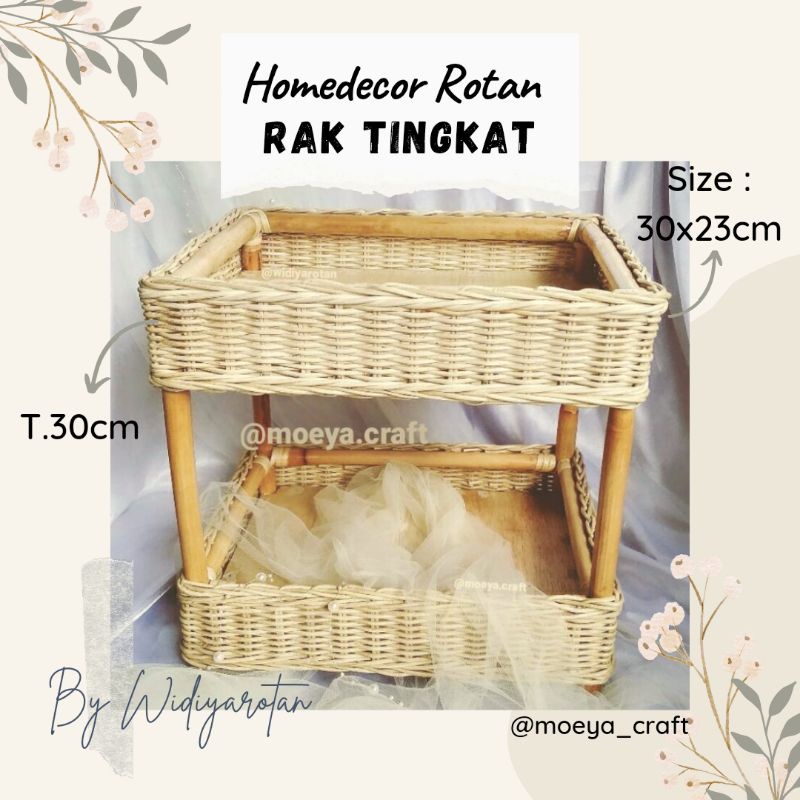 Jual Rak Rotan tingkat | Rak Rotan Anyaman | Rak Rotan Serbaguna ...