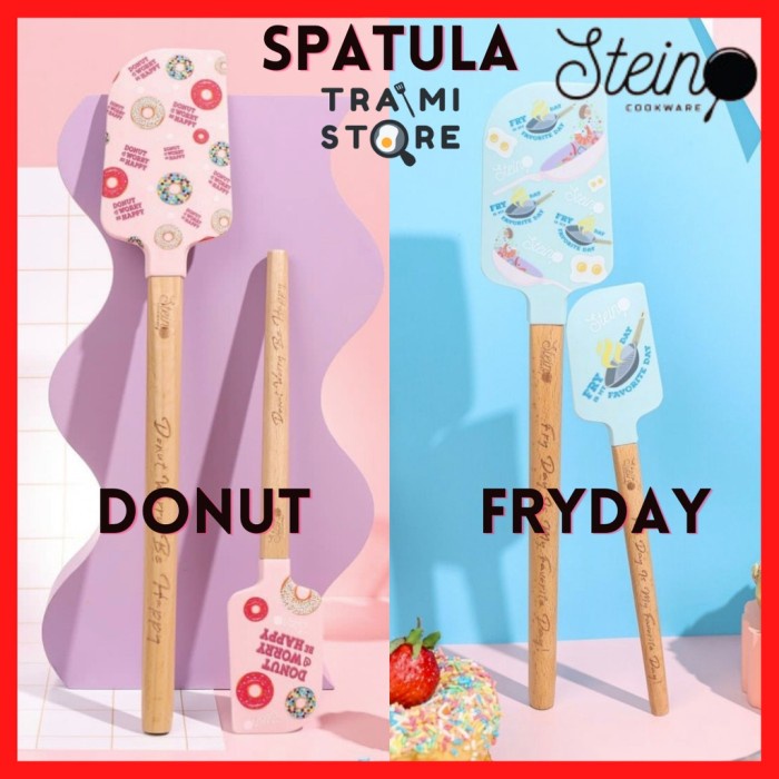 Jual STEIN FRYDAY / DONUT Cookware Spatula Cooking Tools FDA Approved ...