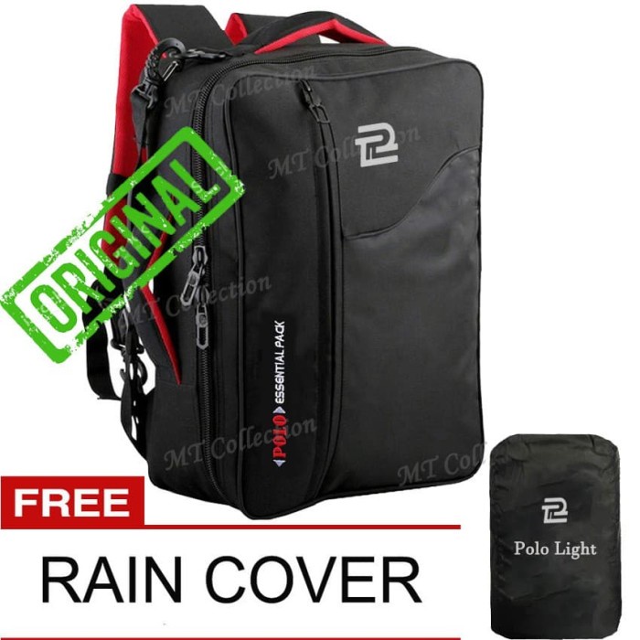 Jual Polo Light Tas Ransel Day Pack 3in1 (Free Rain Cover) | Shopee ...