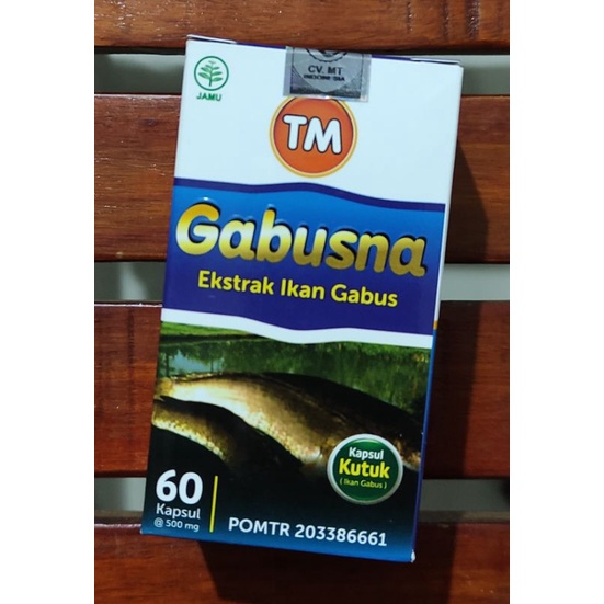 Jual Gabusna Ekstrak Ikan Gabus Isi 60 Kapsul / Penyembuhan Luka ...