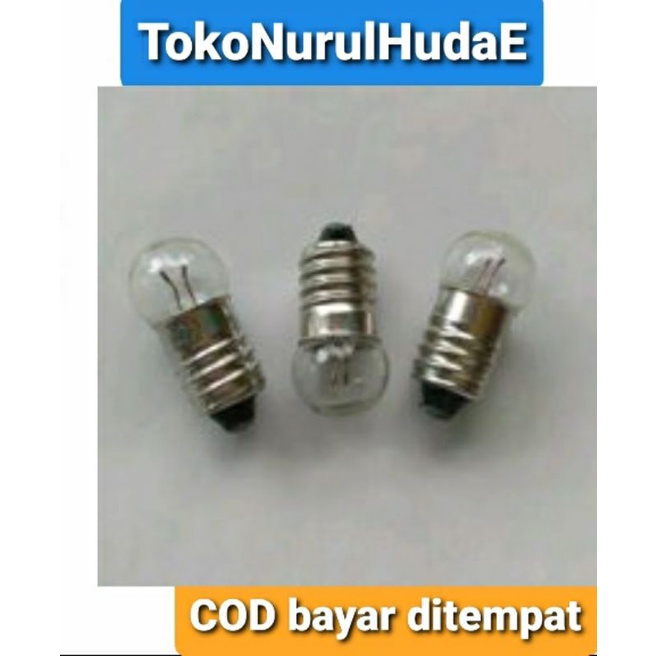 Jual bohlam senter 2,5 volt drat ( prakter sekolah tugas sekolah ...