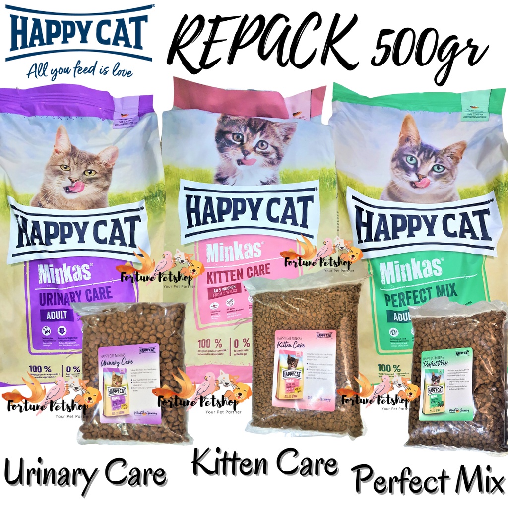 Jual Happy Cat Minkas Urinary Care ADULT/ Perfect Mix ADULT/KITTEN Care ...