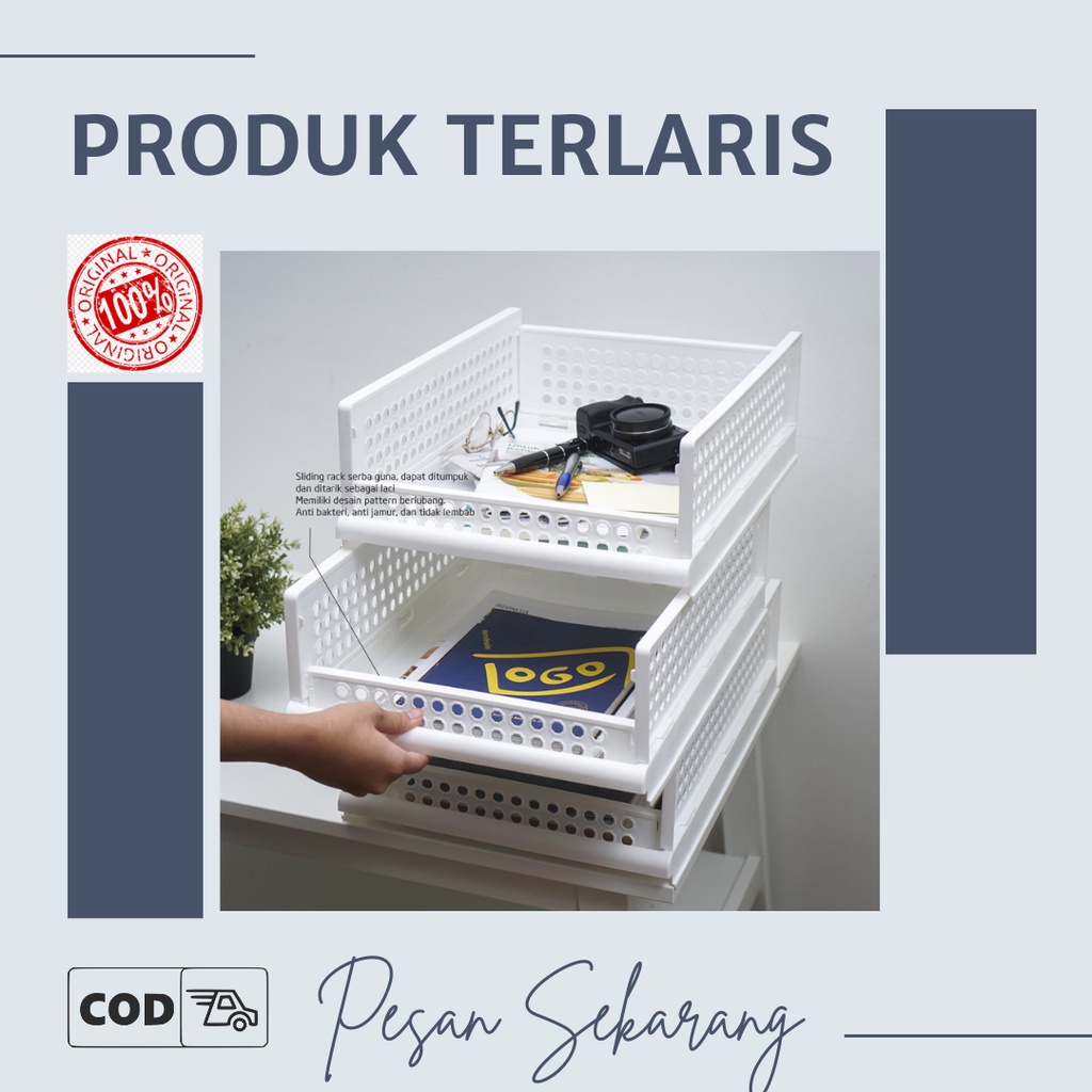 Jual Folded Sliding Rack (S, M, L) Rak Serba Guna Rak Portable Rak ...