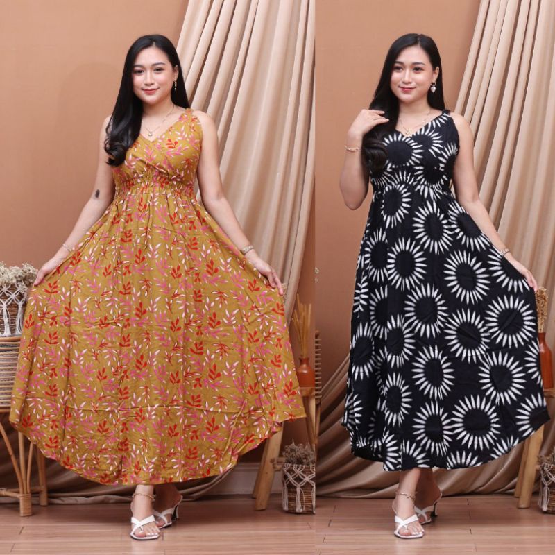 Jual Daster Yukensi Lobek/Dress Bali Singlet ( tanpa lengan)/Baju Tidur ...