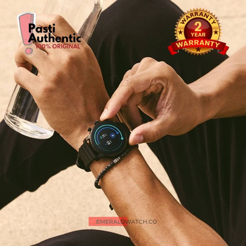 Jual Smartwatch Pria Black Silicone 4GB | Shopee Indonesia
