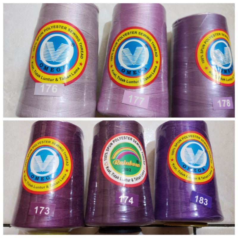 Jual Benang Jahit Benang Katun OMEGA 5.000 yard, 40/2 Part 173 - 234 ...
