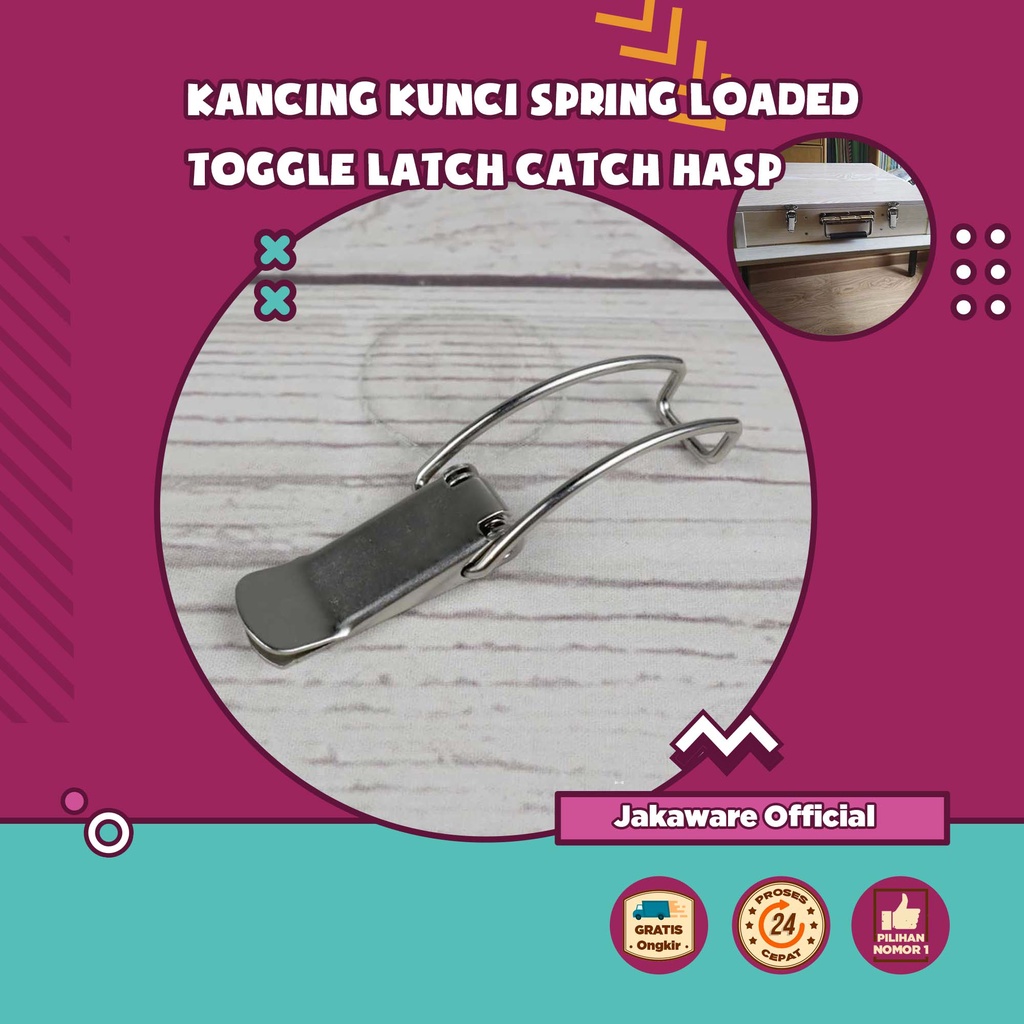 Jual KANCING KUNCI SPRING LOADED TOGGLE LATCH CATCH HASP KOTAK ...