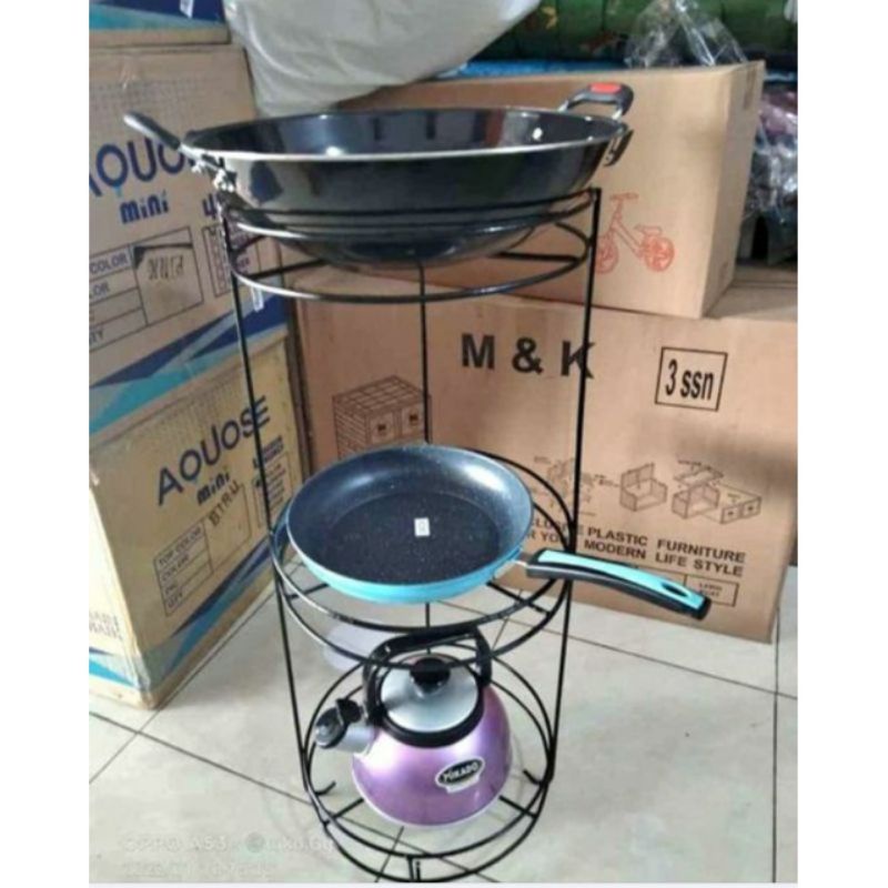 Jual Rak panci / rak teflon / rak wajan | Shopee Indonesia