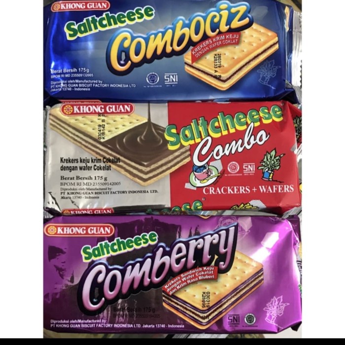Jual Khong Guan Saltcheese Combo 175 Gr | Shopee Indonesia