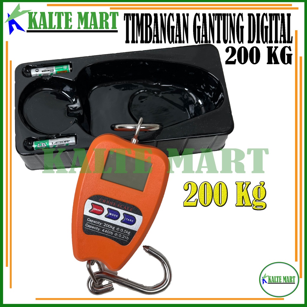 Jual Menarik!.. Timbangan Gantung Digital 200Kg Timbangan Gantung ...