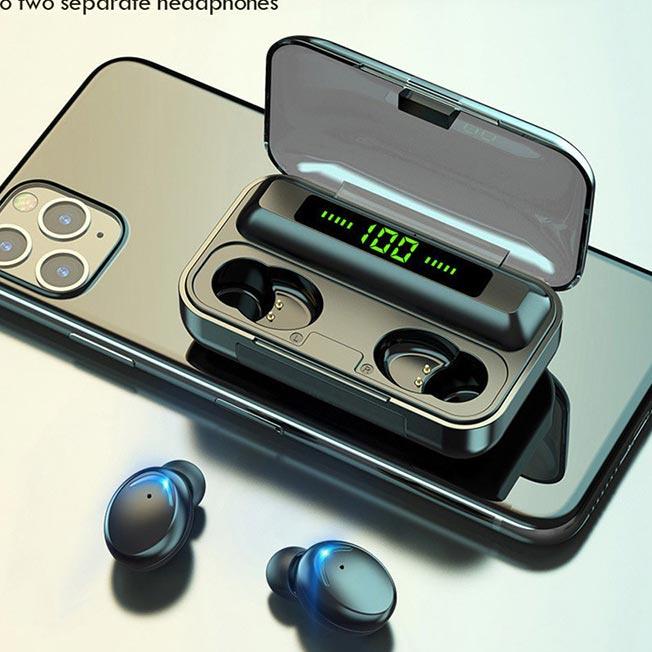 Jual EXCLUSIVE!⚡IN JKT Earphone TWS F9 Bluetooth Headset Wireless ...