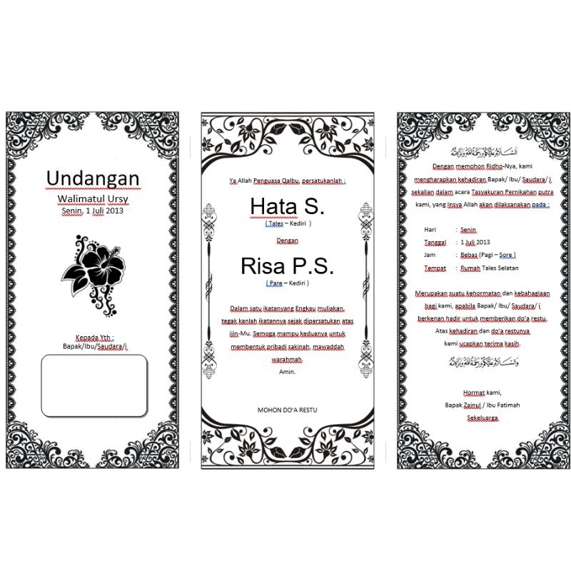 Jual Undangan HVS F4/A5 | Shopee Indonesia