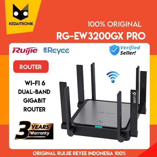 Jual NEW RUIJIE REYEE RG-EW3200GX PRO 3200M Wi-Fi 6 Dual-band Gigabit ...