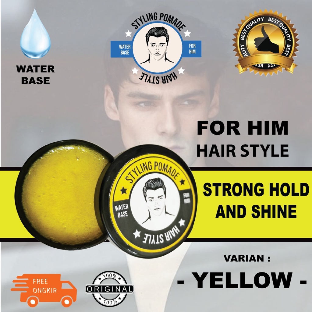 Jual Pomade Strong Hold and Shine Water Base (Pomade Pria) | Shopee ...