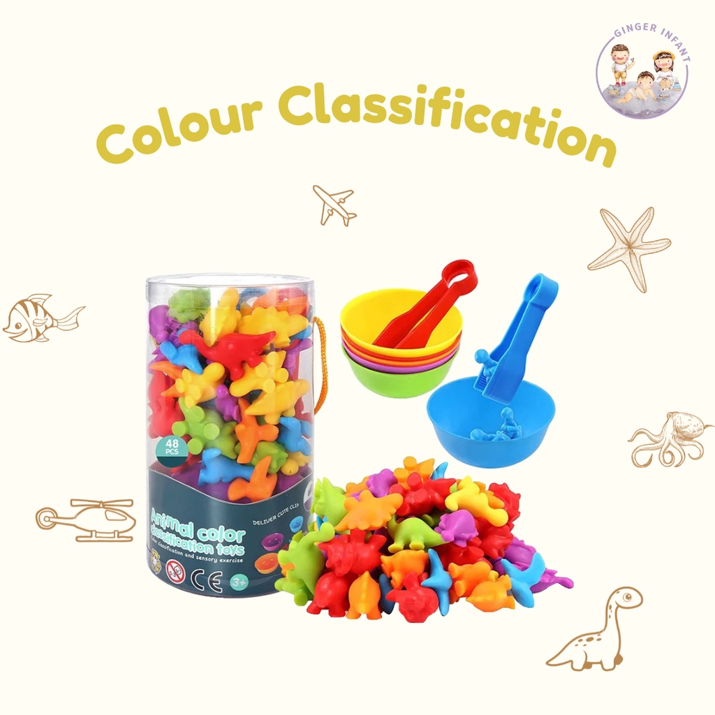 Jual Childrens Colour Classification Mainan Edukasi Anak Sorting ...