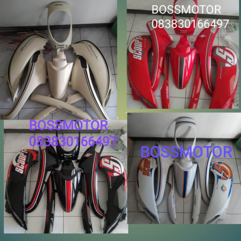 Jual Cover body set scoopy fi 2013 2014 2015 2016 set body scoopy fi ...