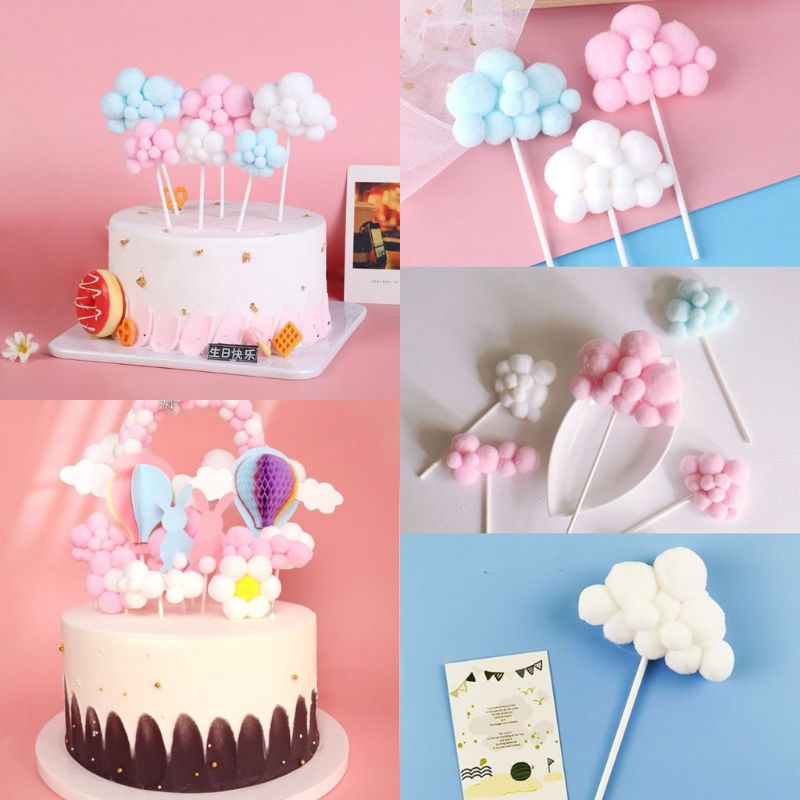 Jual Topper Awan/Topper Baby Shower/Topper Birthday Cake/Hiasan Kue ...