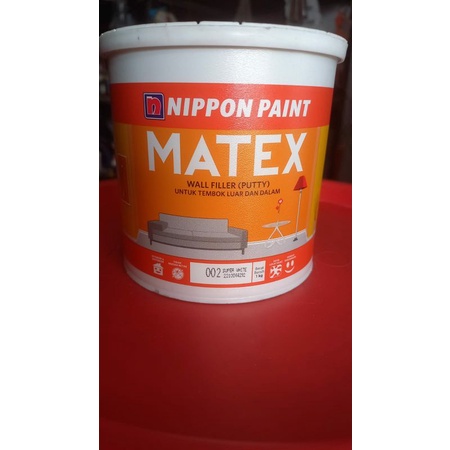 Jual Plamur Plamir Nippon Paint 1kg Dempul tembok Matex Putty | Shopee Indonesia