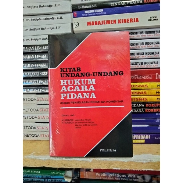 Jual buku kitab undang-undang hukum acara pidana karjadi | Shopee Indonesia