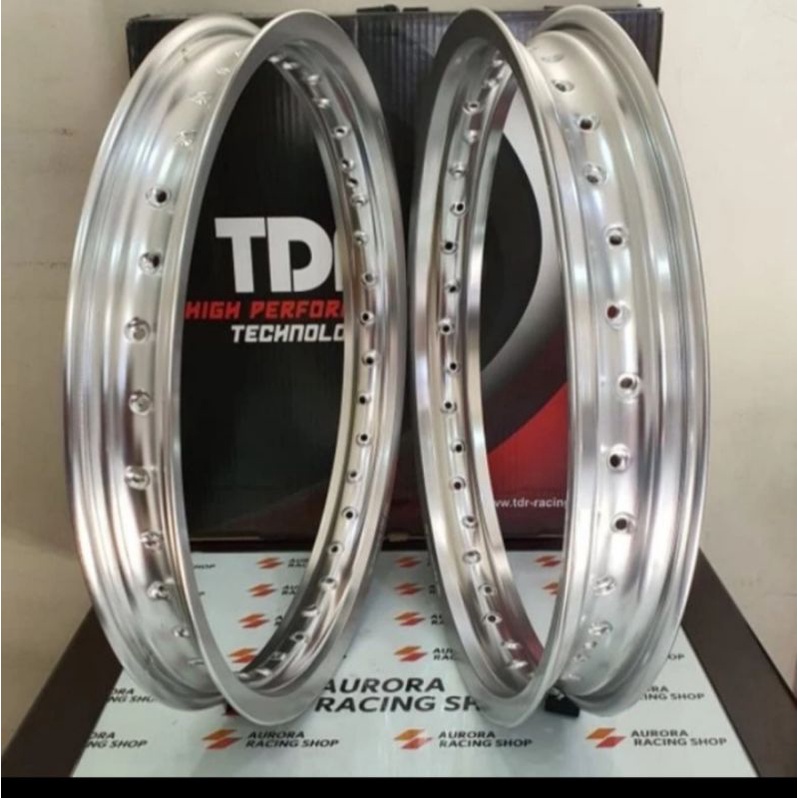 Jual Velg TDR W kotak SILVER Ring 17, Velg Peleg TDR W 140, 160, 185 ...