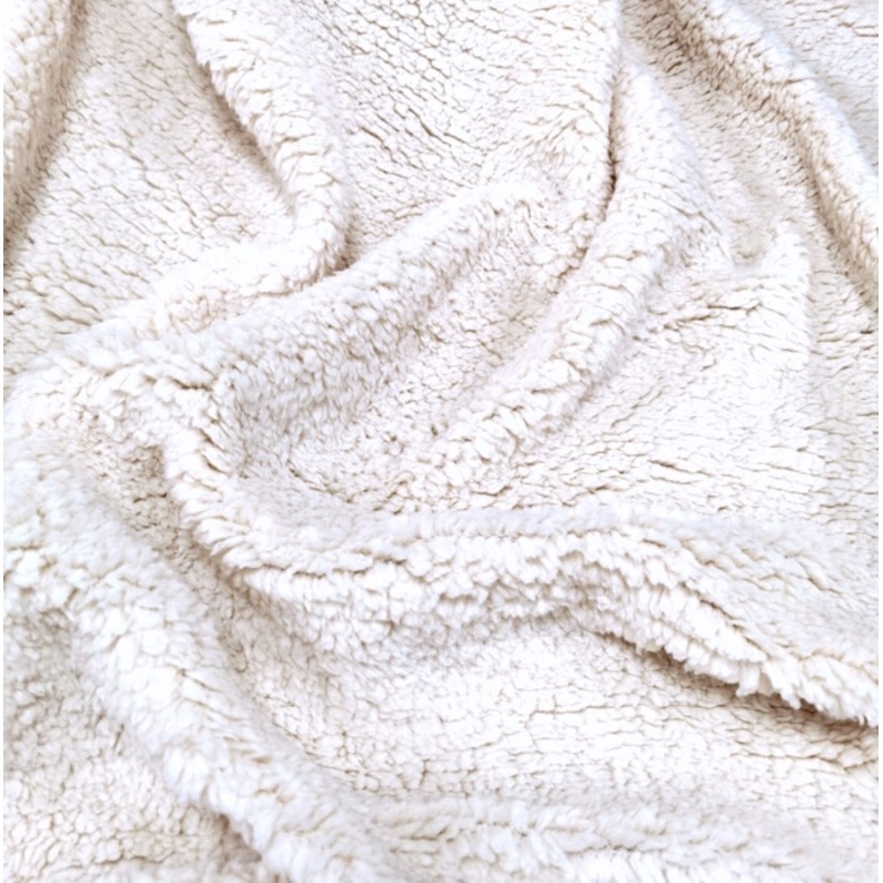 Jual Kain sherpa koher bulu domba meteran bolak balik | Shopee Indonesia