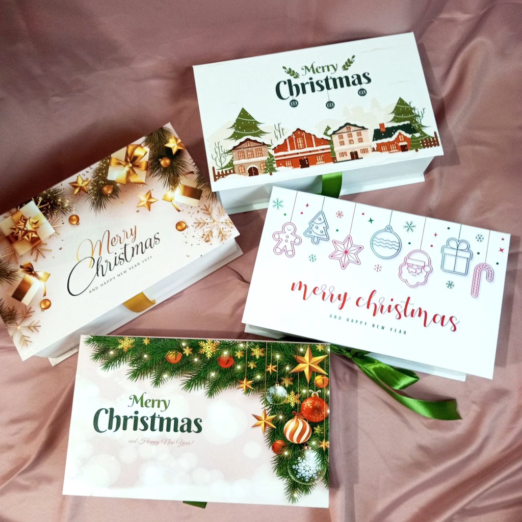Jual Hard Box Natal | Box Merry Christmas | Kotak Hampers | Kotak Kado ...