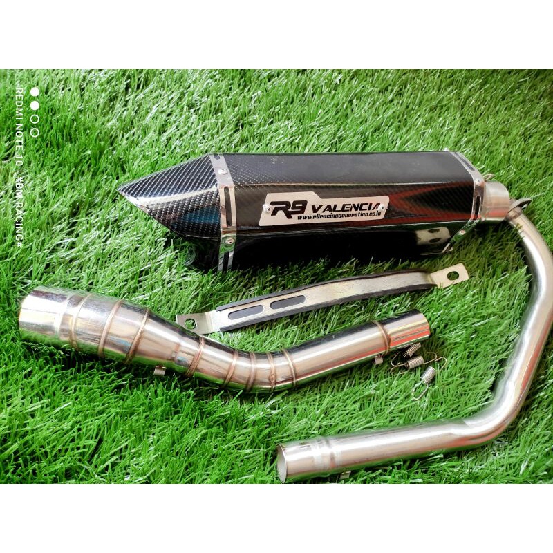 Jual KNALPOT RACING R9 VALENCIA PNP VIXION R15 CBR CB VERZA GSX MEGAPRO ...
