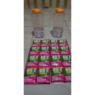 Jual paket rinso cair anti noda + botol lock and lock | Shopee Indonesia