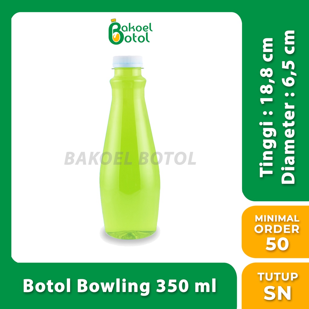 Jual Botol Bowling 350 ml / Botol Plastik 350 ml / Botol Plastik Murah ...