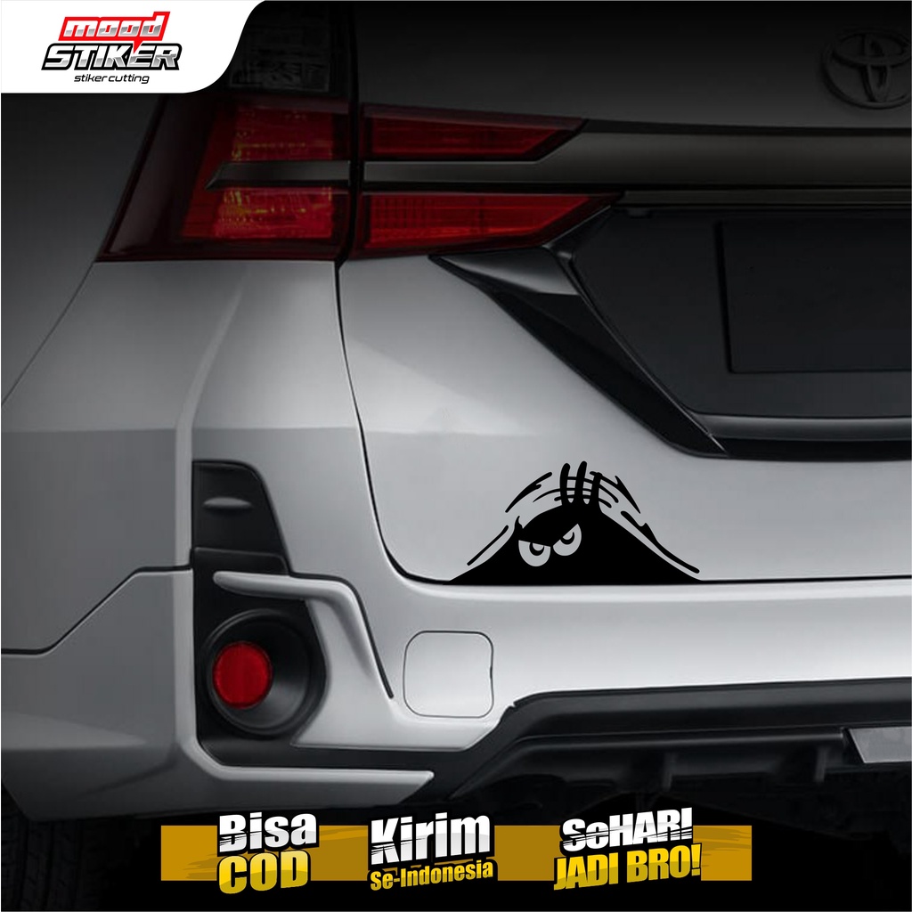 Jual Cutting sticker monster bumper mobil Skotlet | Shopee Indonesia
