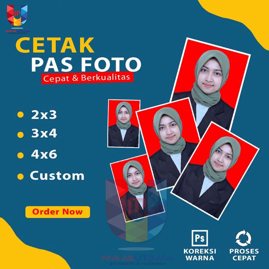 Jual CETAK PAS FOTO PREMIUM 2X3, 3X4, 4X6 KERTAS FOTO DOFF DAN GLOSSY | Shopee Indonesia