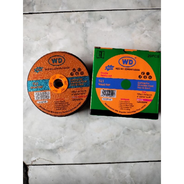Jual 1pak isi 20pc WD Beji potong besi, cutting besi,dll universal ...