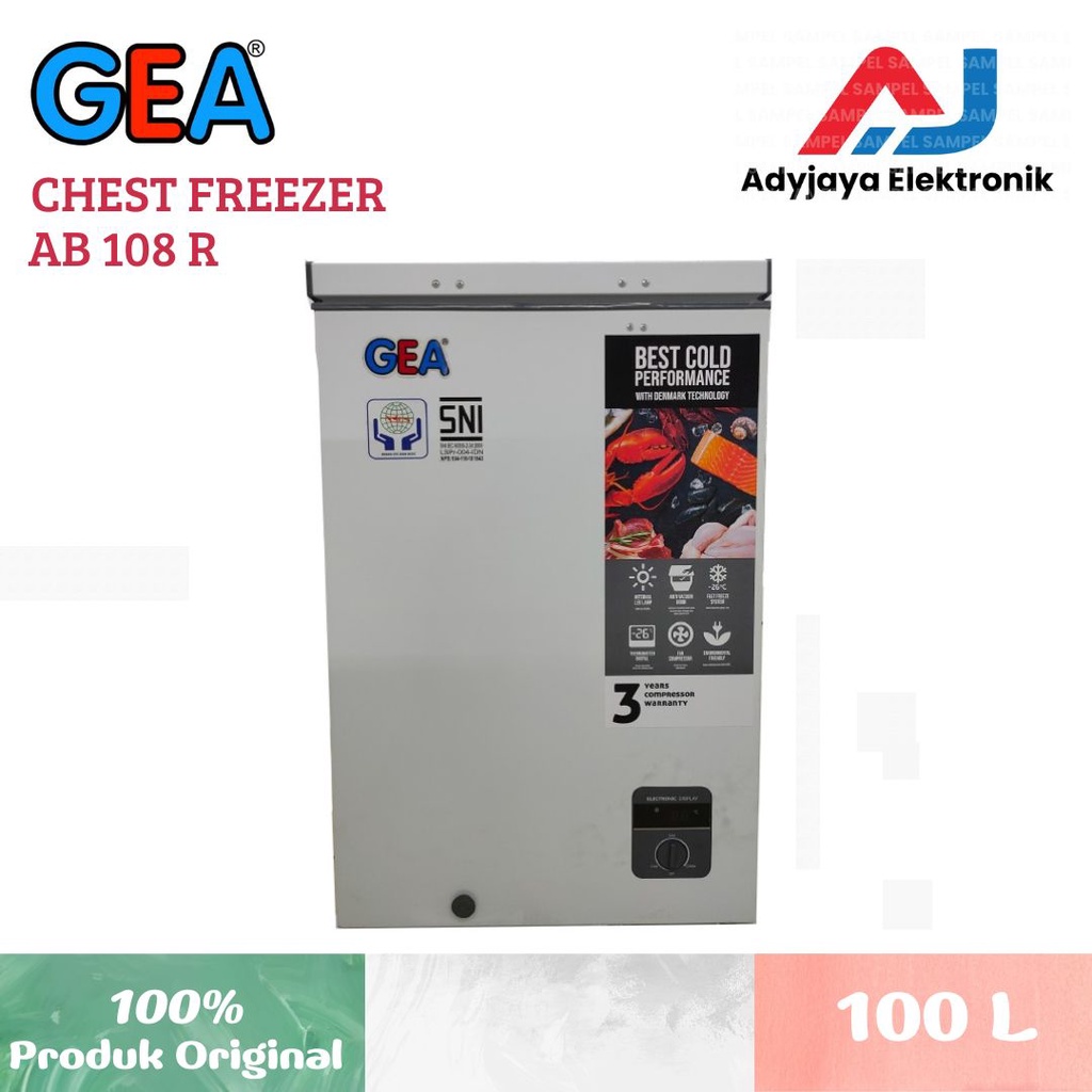 Jual Chest Freezer GEA AB 108 R (100 Liter) | Shopee Indonesia