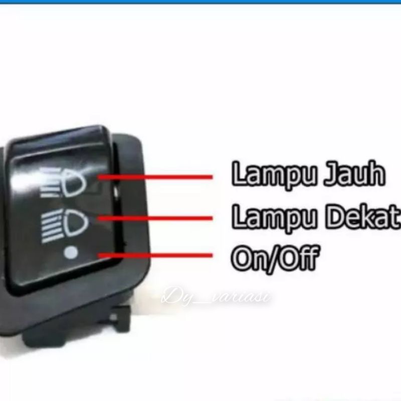 Jual saklar switch tombol dim on off lampu motor Honda Vario Beat ...