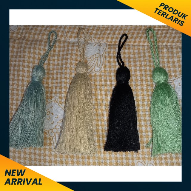 Jual Tasel Jambul Tassel Rumbai Besar Gantungan Hiasan Hijab | Shopee ...