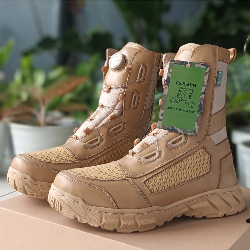 Jual Sepatu PDL Kemhan PNS ASN TNI Model tali putar Kulit asli | Shopee ...