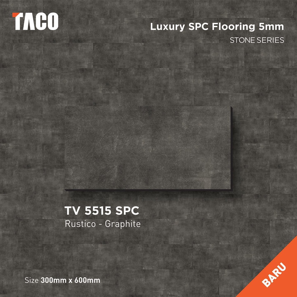 Jual TACO Vinyl Flooring SPC Woodgrain Lantai Kayu 5mm | Shopee Indonesia