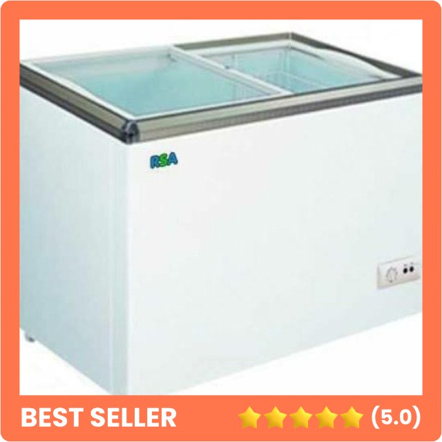 Jual GETRA FREEZER ES KRIM RSA XS-200 + RANGKA KAYU FREEZER PINTU KACA ...