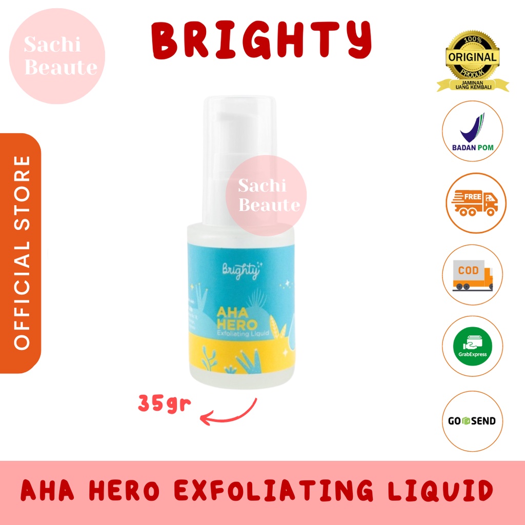 Jual Brighty AHA HERO Exfoliating Liquid (Serum Pencerah Ketiak ...