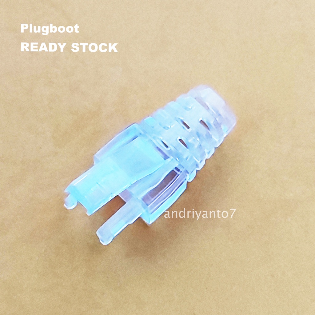 Jual Plug Boot Sarung Konektor RJ45 Cat5e Cat6 Transparan Bening Isi ...