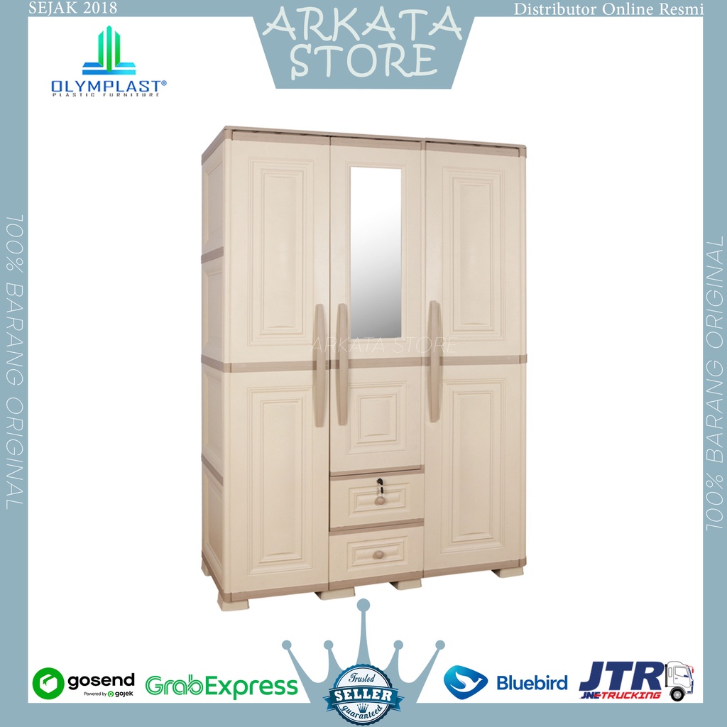 Jual OTC 3P MODERN / SCOC 3P - LEMARI PAKAIAN 3 PINTU CERMIN + LACI ...