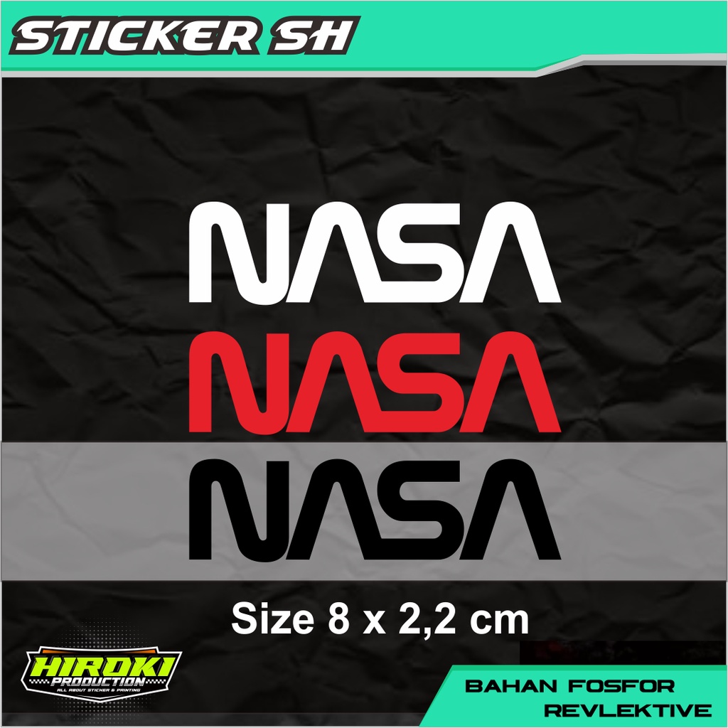 Jual Sticker Nasa | Sticker cutting nasa | Shopee Indonesia