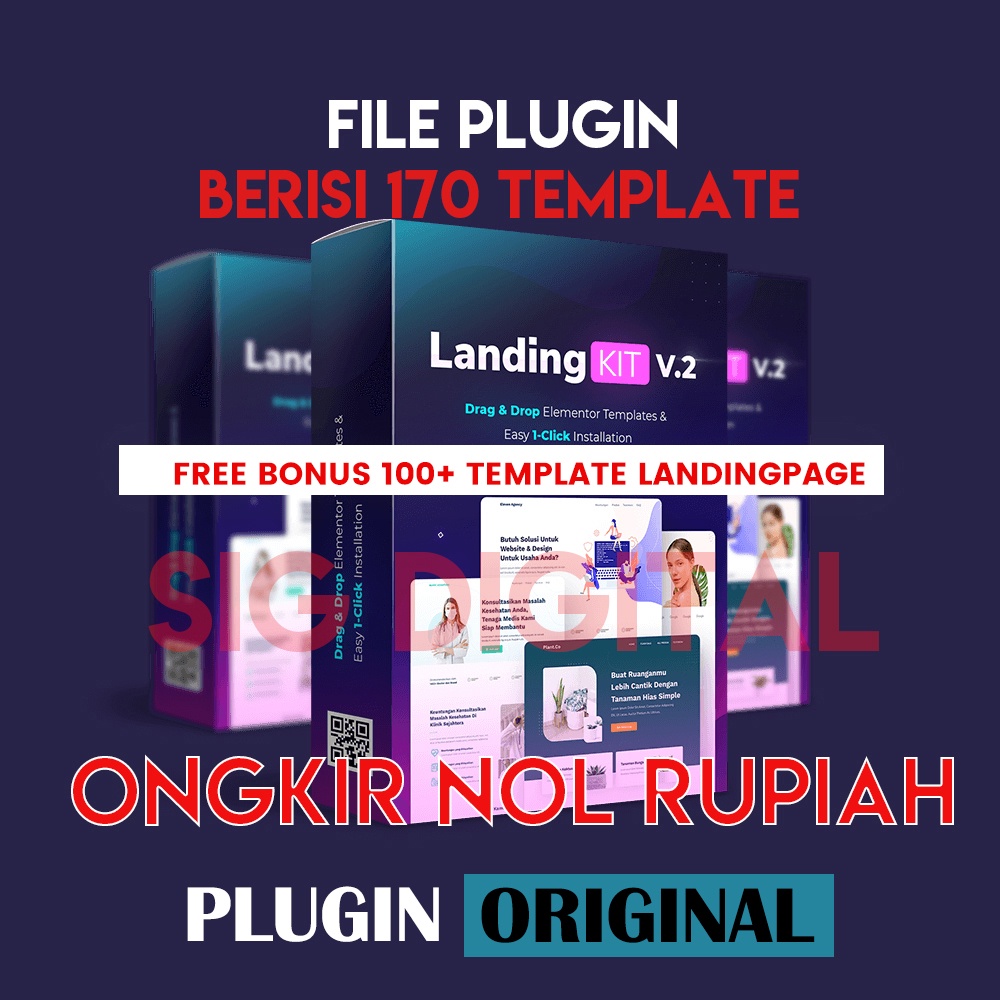 Jual PLUGIN LANDINGKIT ELEMETOR V2 LISENSI ORIGINAL | PLUGIN WORDPRESS LANDINGKIT | Shopee Indonesia